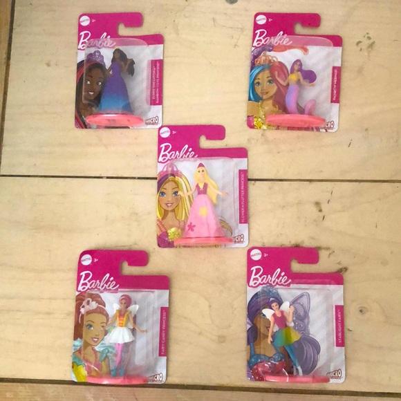 Mattel | Toys | Barbie Micro Collection Set Of 5 Figures | Poshmark